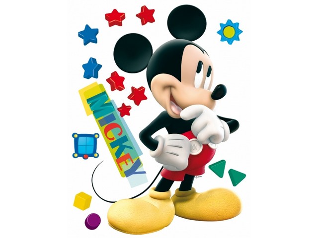 SAMOLEPICÍ OBRÁZKY (SADA) MICKEY MOUSE | Pokojík